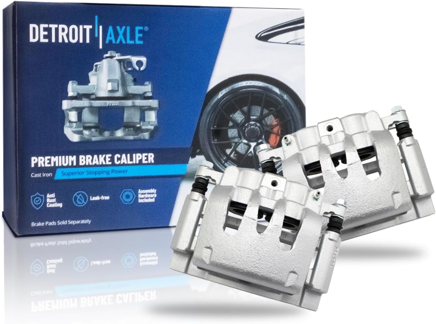 Detroit Axle - Pair Rear Brake Calipers for Ford 2008-2012 F-250 F-350 ...