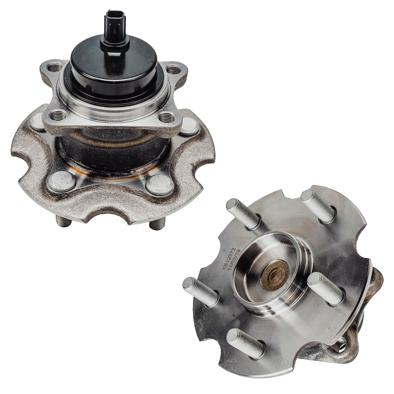 Detroit Axle - Pair Rear Wheel Bearing Hubs for Toyota C-HR RAV4 ...