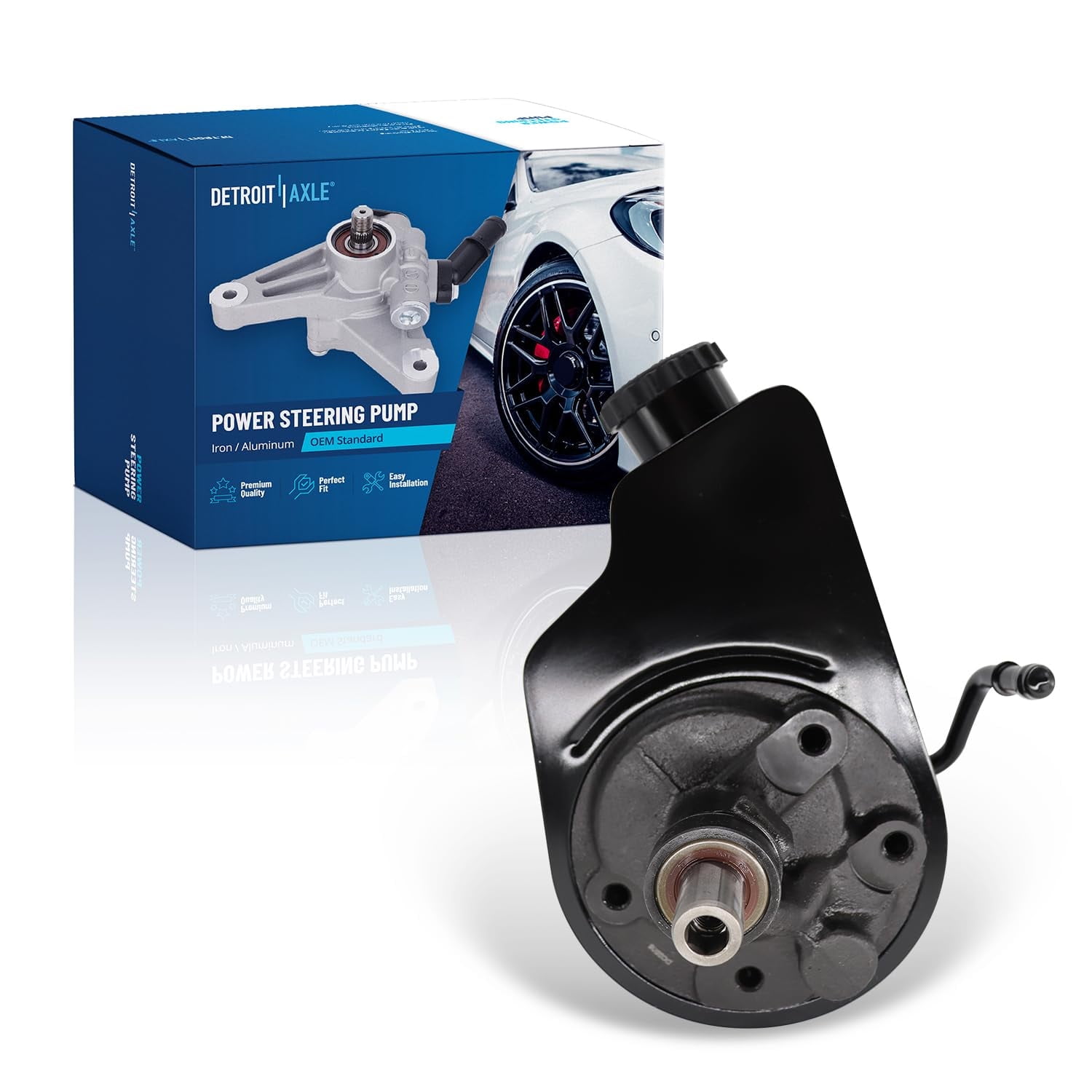 Detroit Axle - Power Steering Pump for GMC C2500 K2500 XL 1500 Cadillac ...
