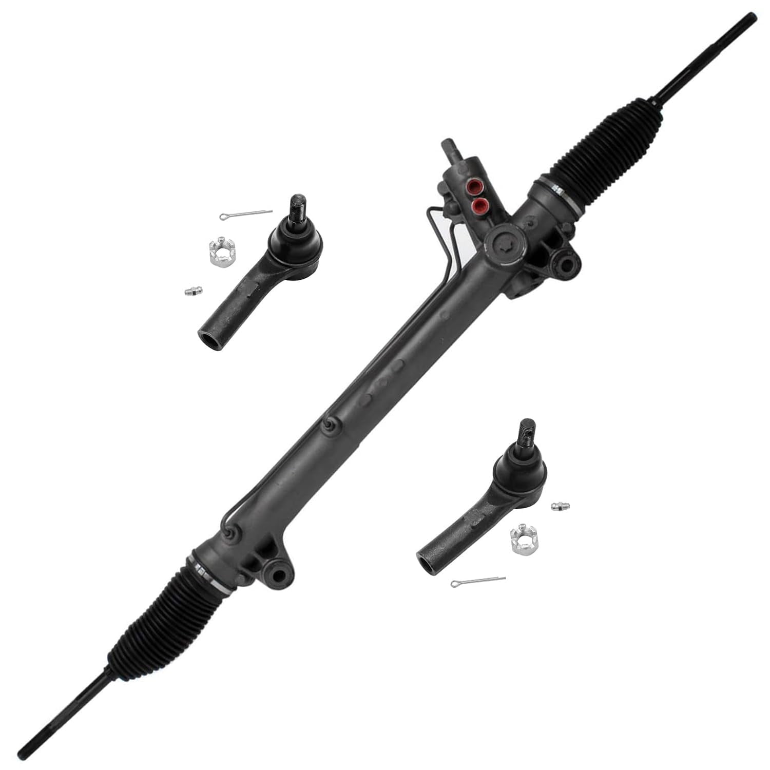 Detroit Axle - Power Steering Rack and Pinion Outer Tie Rods Kit for ...
