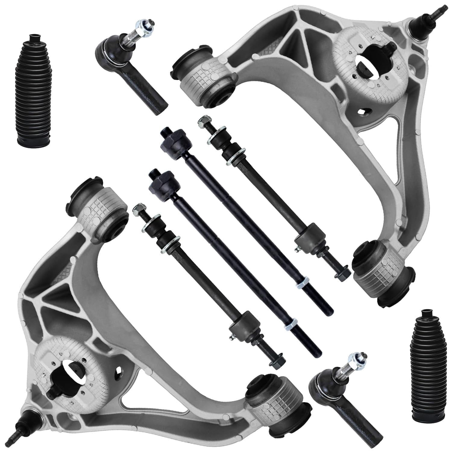 Detroit Axle - RWD 10pc Front End Suspension Kit for 2013-2018 Ram 1500 ...