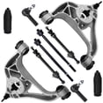 Detroit Axle - RWD 10pc Front End Suspension Kit for 2013-2018 Ram 1500 ...