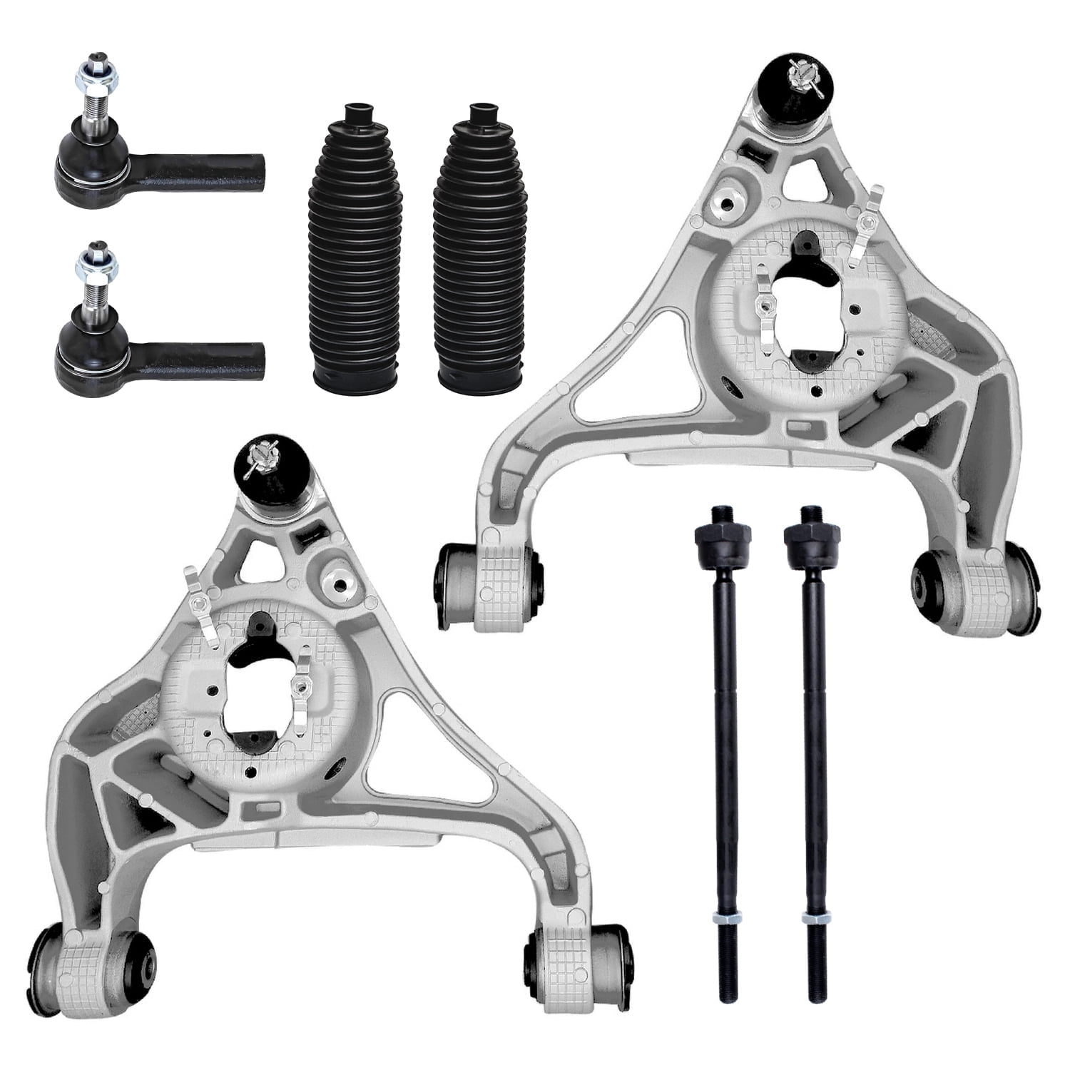 Detroit Axle - RWD 8pc Front End Kit for 2013-2018 Ram 1500, 2019-2024 ...