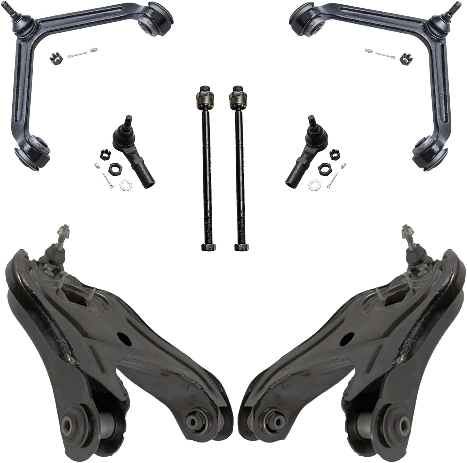 Detroit Axle - RWD 8pc Front End Suspension Kit for 2002-2005 Dodge Ram ...