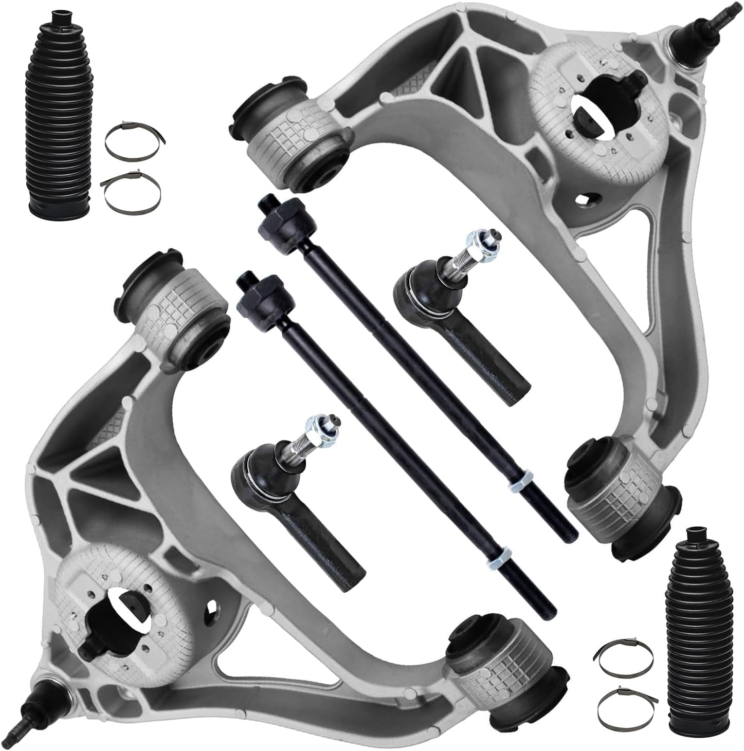 Detroit Axle - RWD 8pc Front End Suspension Kit for 2013-2018 Ram 1500 ...