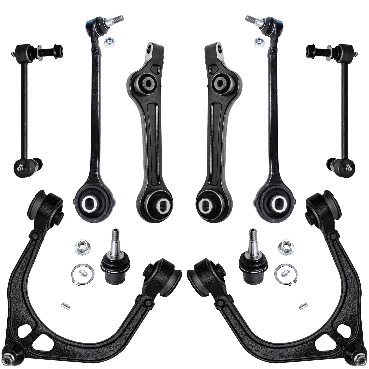 Detroit Axle - RWD Front End Control Arms Kit for 11-19 Chrysler 300 ...