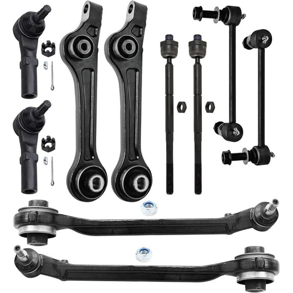 Detroit Axle - RWD Front End Kit for 2015-2019 Chrysler 300, 2 Lower ...