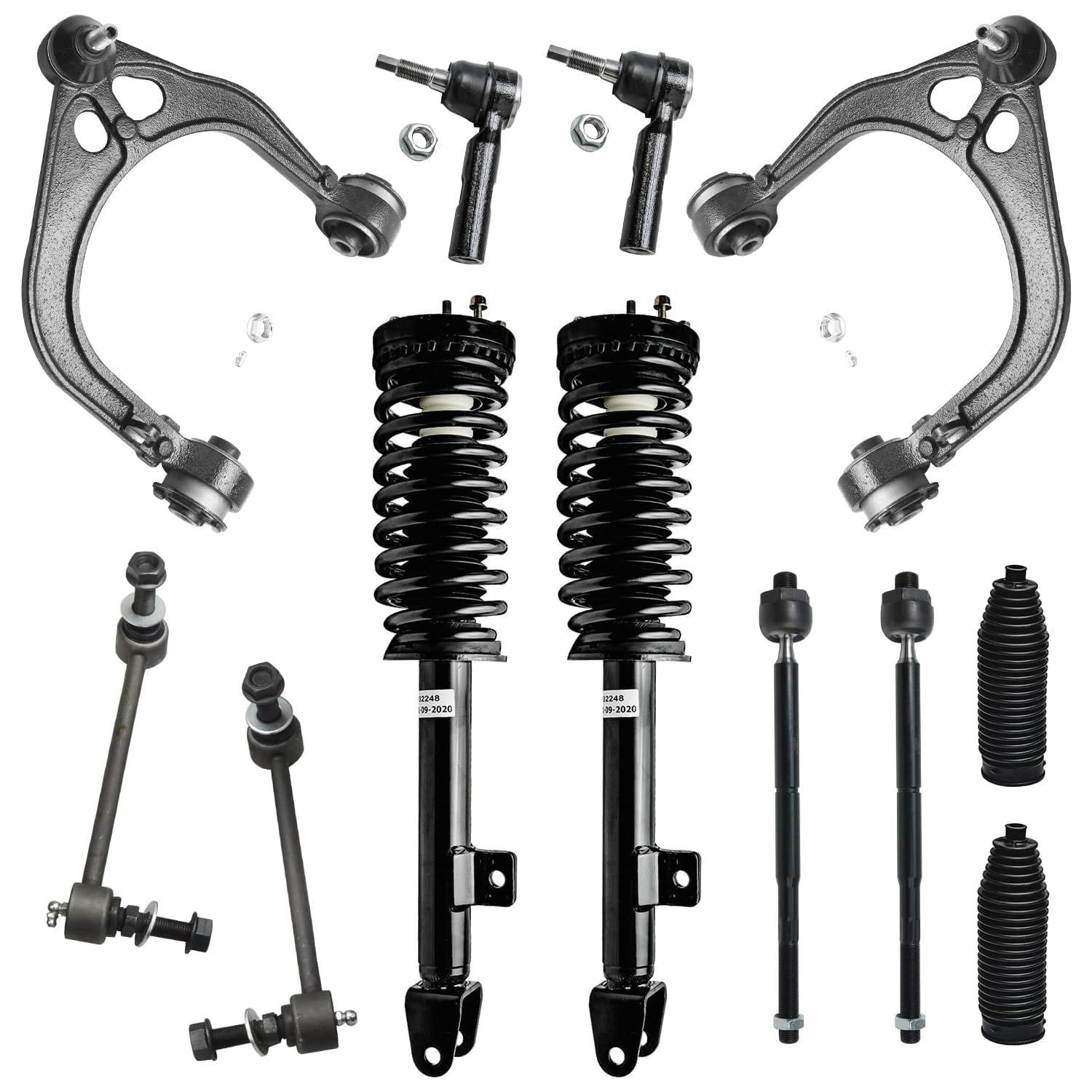 Detroit Axle - RWD Front End Suspension Kit for 2005-2010 Chrysler 300 ...