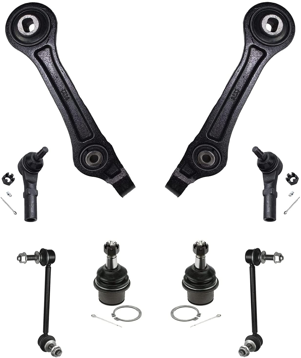 Detroit Axle - RWD Front End Suspension Kit for Chrysler 300 Dodge ...
