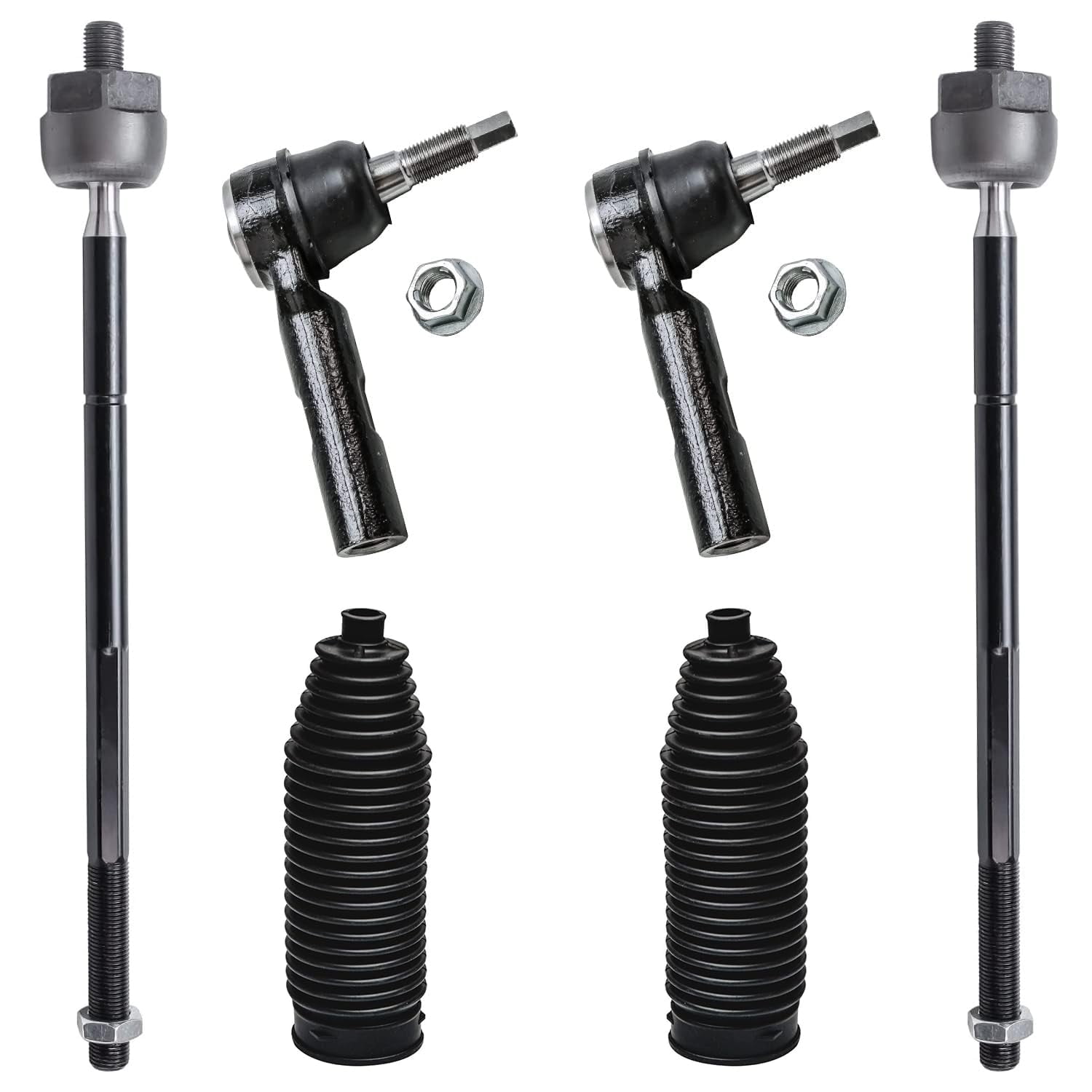 Detroit Axle - RWD Front Inner and Outer Tie Rods Replacement for 2000 ...
