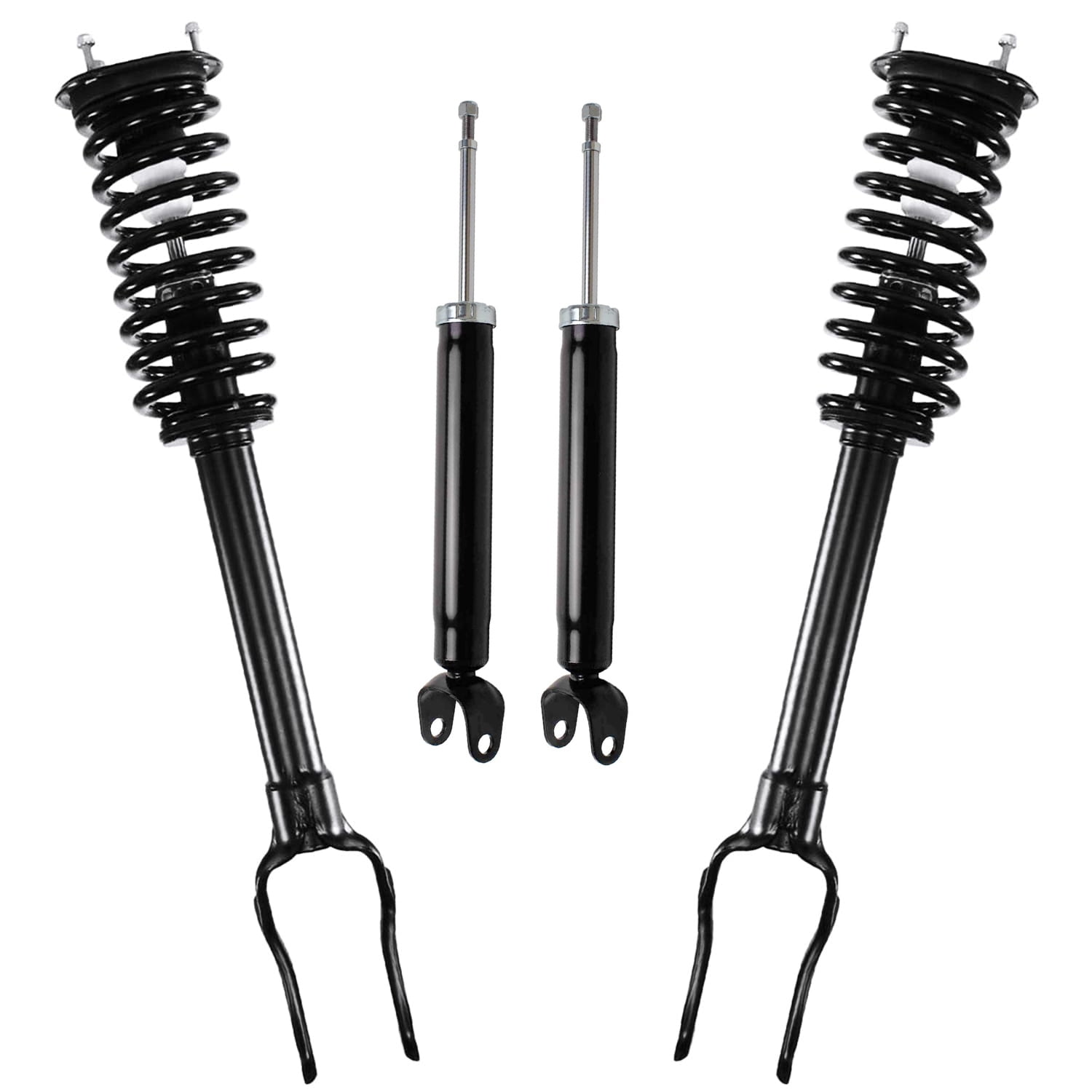 Detroit Axle - RWD Front Struts Rear Shocks for Jeep 2011-2015 Grand ...