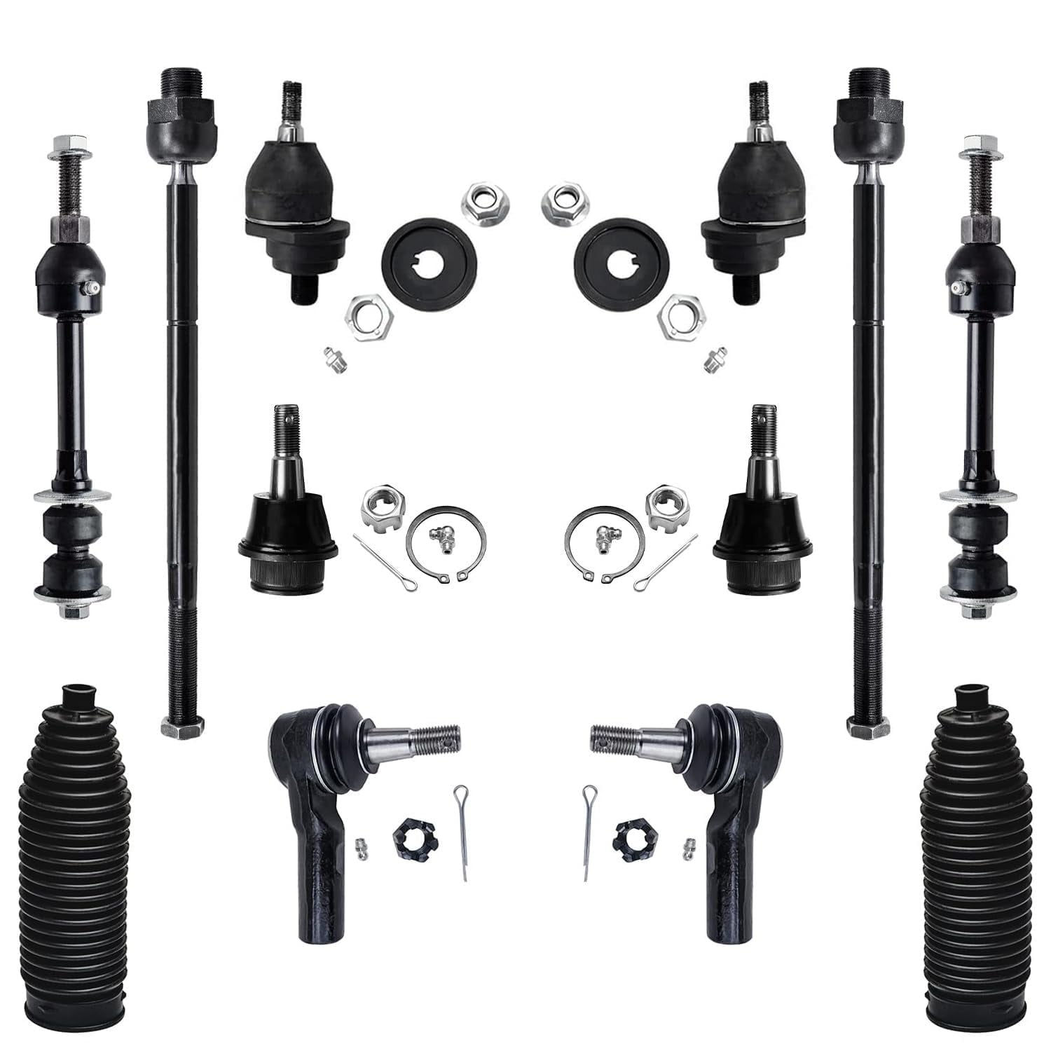 Detroit Axle - RWD Front Suspension Kit for 06-10 Dodge Ram 1500, 2011 ...