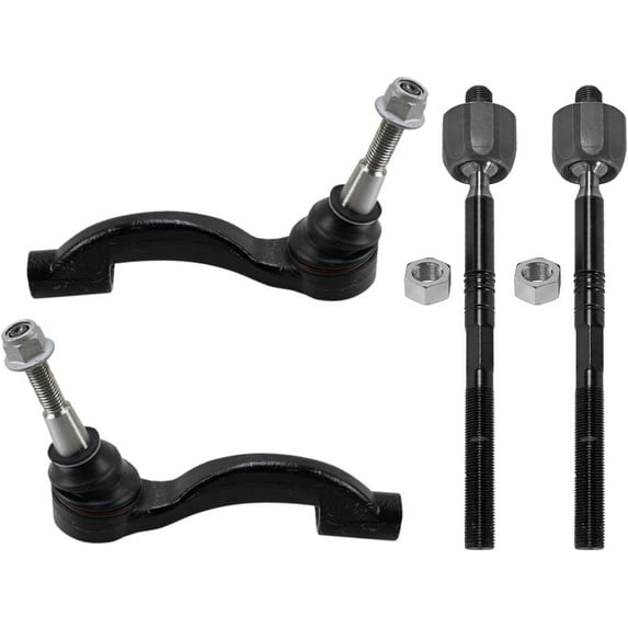 Detroit Axle - RWD Front Tie Rods for 2014 2015 2016 2017 2018 2019 ...
