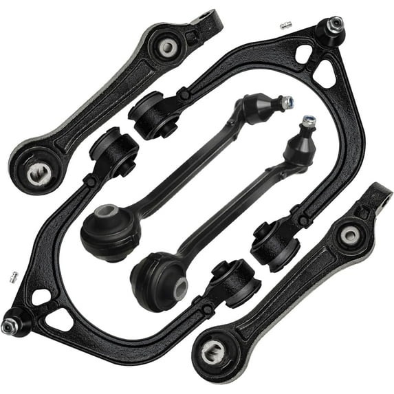 Detroit Axle - RWD Front Upper Lower Control Arms Ball Joints for 300 ...
