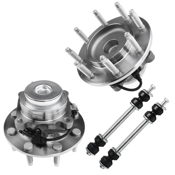 Detroit Axle - RWD Front Wheel Bearing Hubs Kit for 1999 2000 Chevy GMC ...