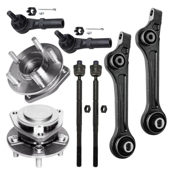 Detroit Axle - RWD Front Wheel Bearing Hubs Kit for 2015-2019 Chrysler ...