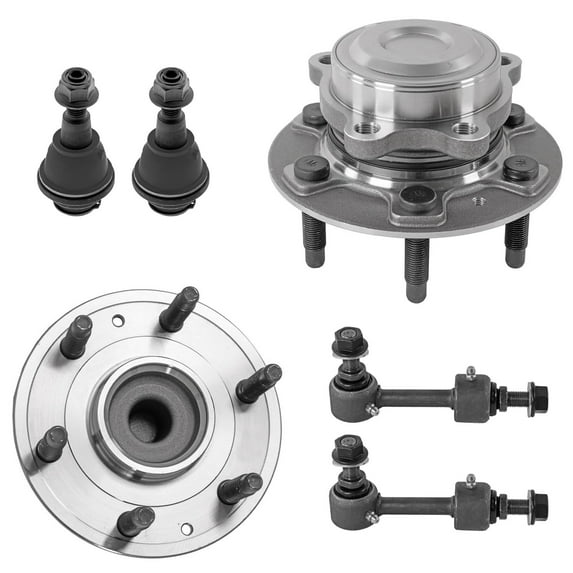 Detroit Axle - RWD Front Wheel Bearing Hubs Kit for 2019-2022 Chevy GMC ...