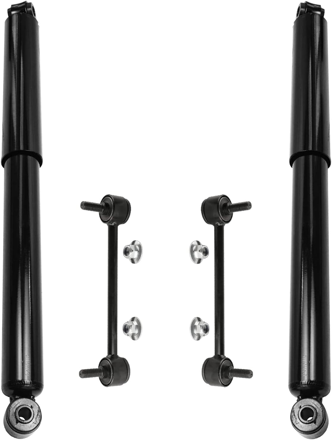 Detroit Axle - RWD Rear Shock Absorbers Sway Bar End Links Replacement ...