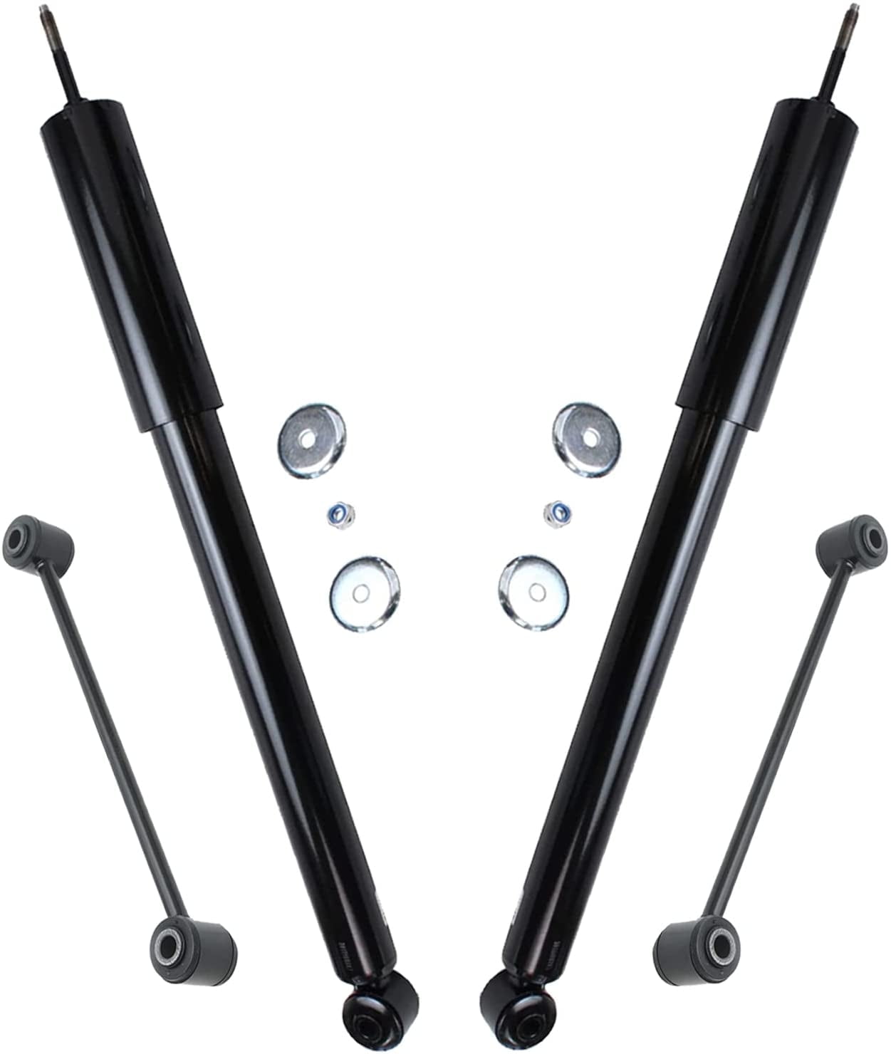 Detroit Axle - RWD Rear Shocks Sway Bars for 2006-2019 Dodge Charger ...