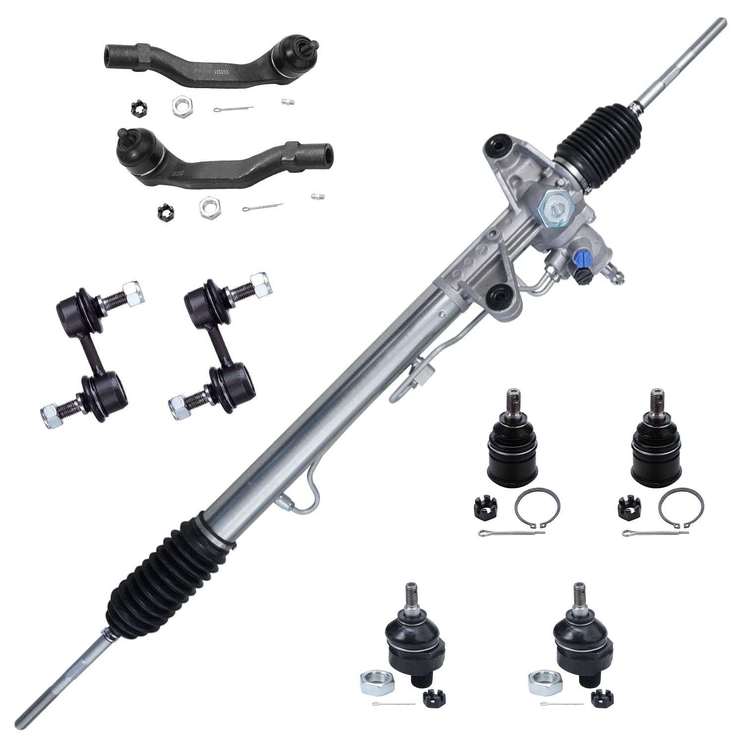 Detroit Axle - Rack & Pinion Kit for 97-01 Honda CR-V, Power Steering ...