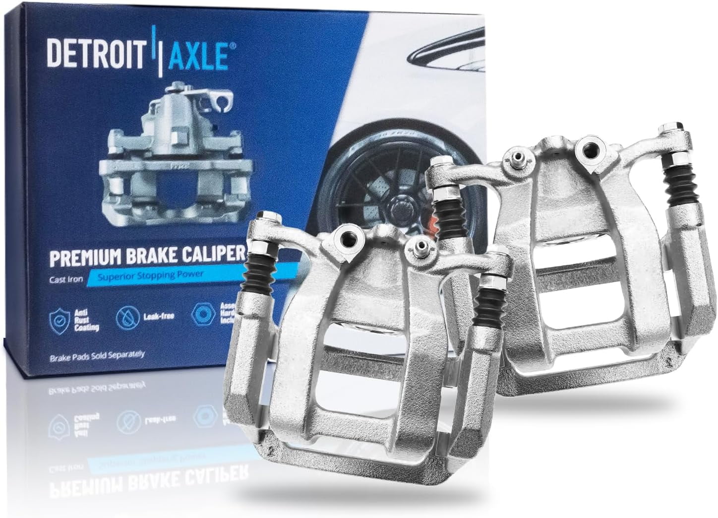 Detroit Axle - Rear Brake Calipers for Chevrolet Blazer Traverse Buick ...