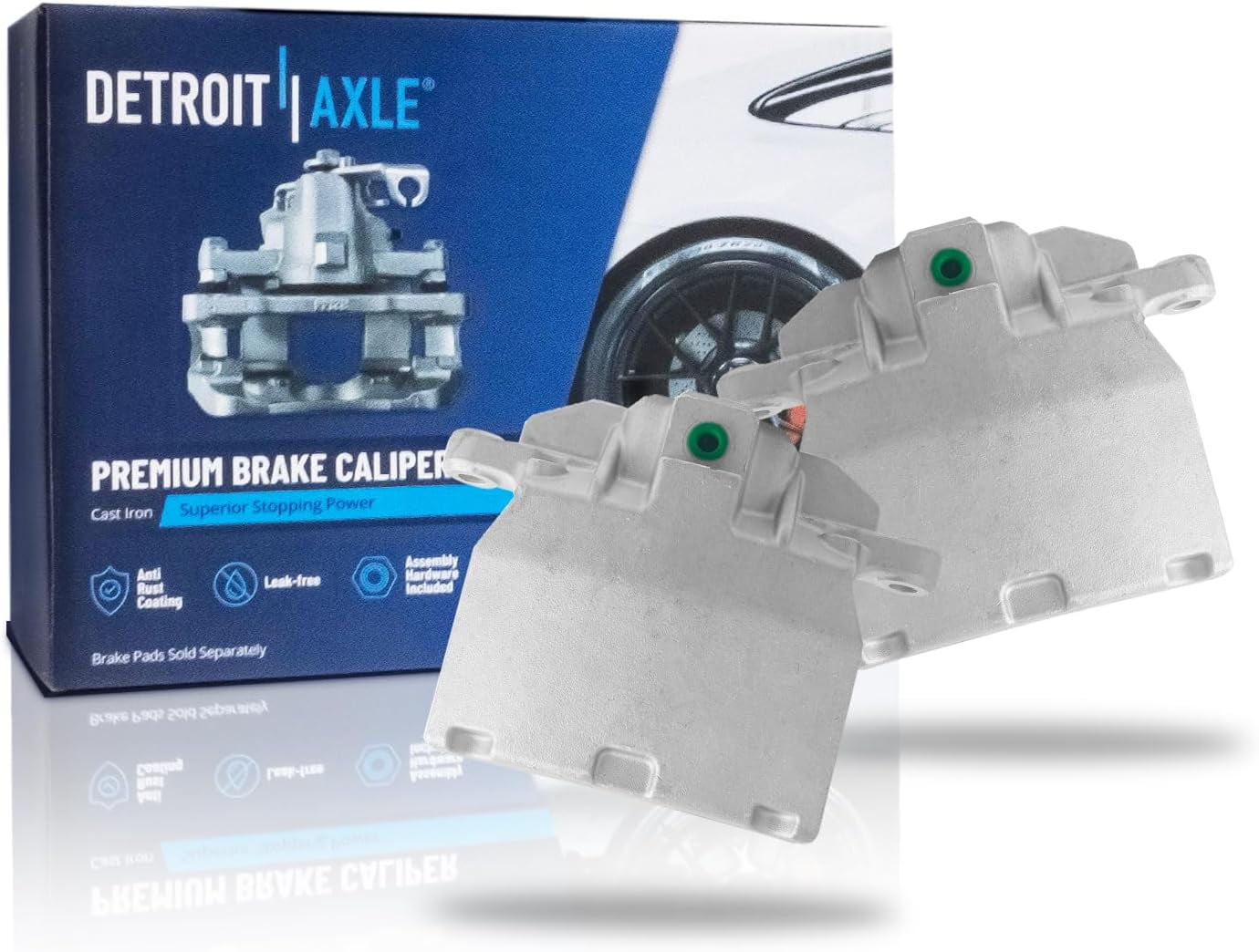 Detroit Axle - Rear Brake Calipers for Chevrolet GMC Silverado Sierra ...