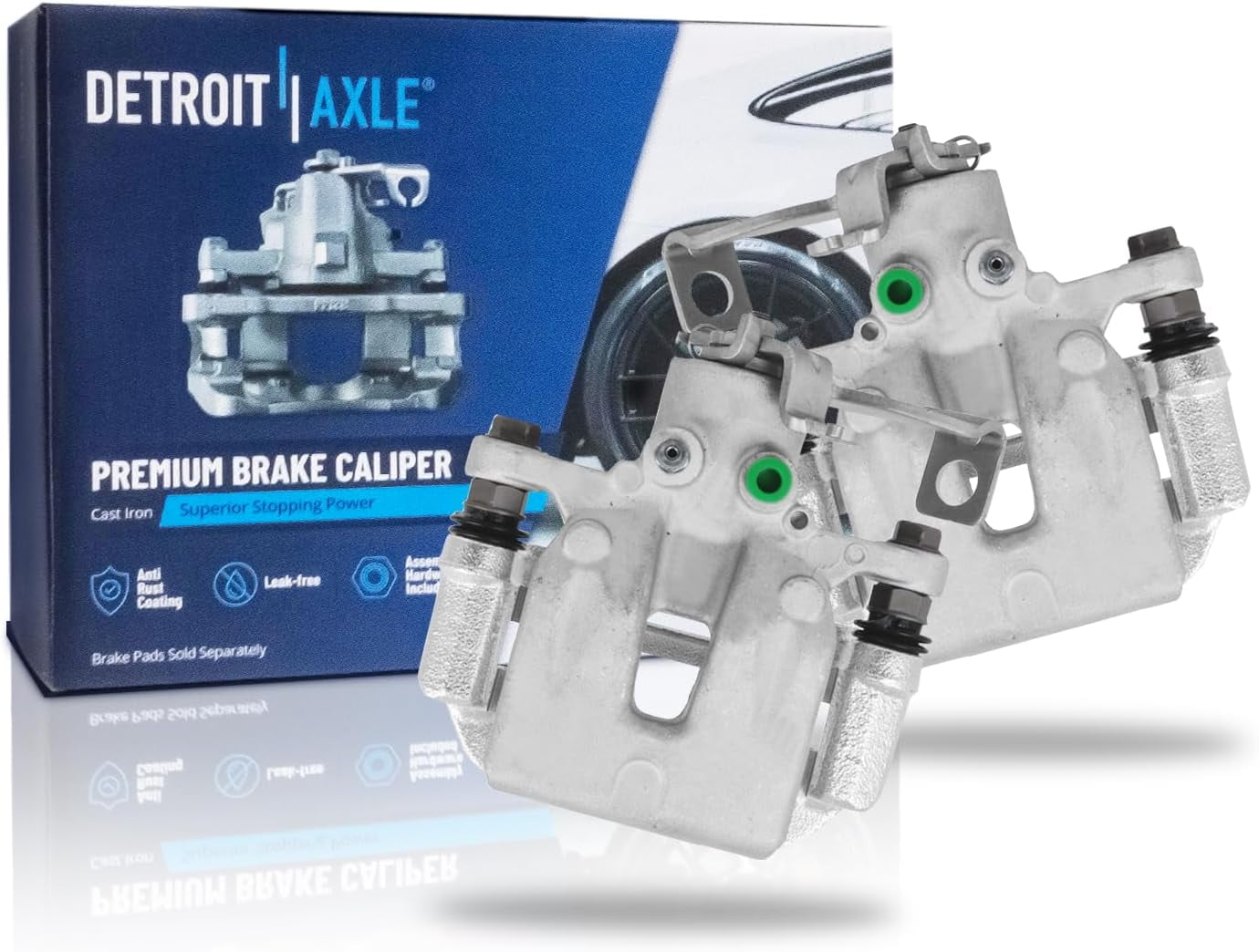 Detroit Axle - Rear Brake Calipers for 2014 2015 2016 2017 2018 Kia ...