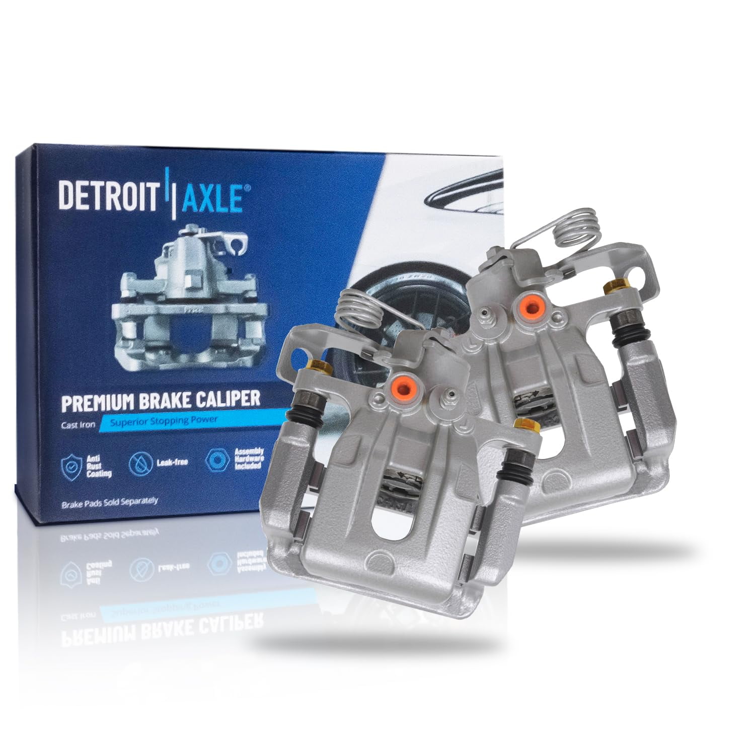 Detroit Axle - Rear Brake Calipers for Hyundai 2011-2016 Elantra 2013 ...