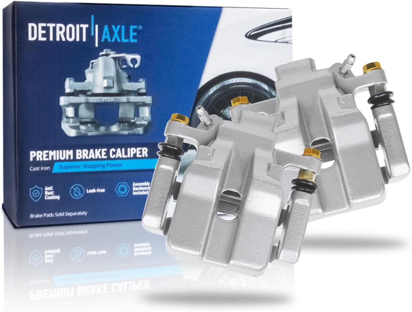 Detroit Axle - Rear Brake Calipers for Toyota 2012-2017 Camry 2016-2017 ...