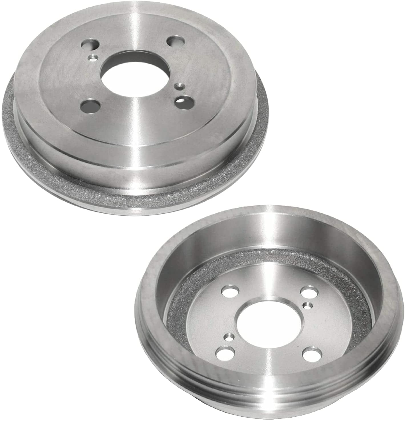 Detroit Axle - Rear Brake Drum Set for 2000-2005 Toyota Echo 4 Lug Models Drums 2001 2002 2003 ...