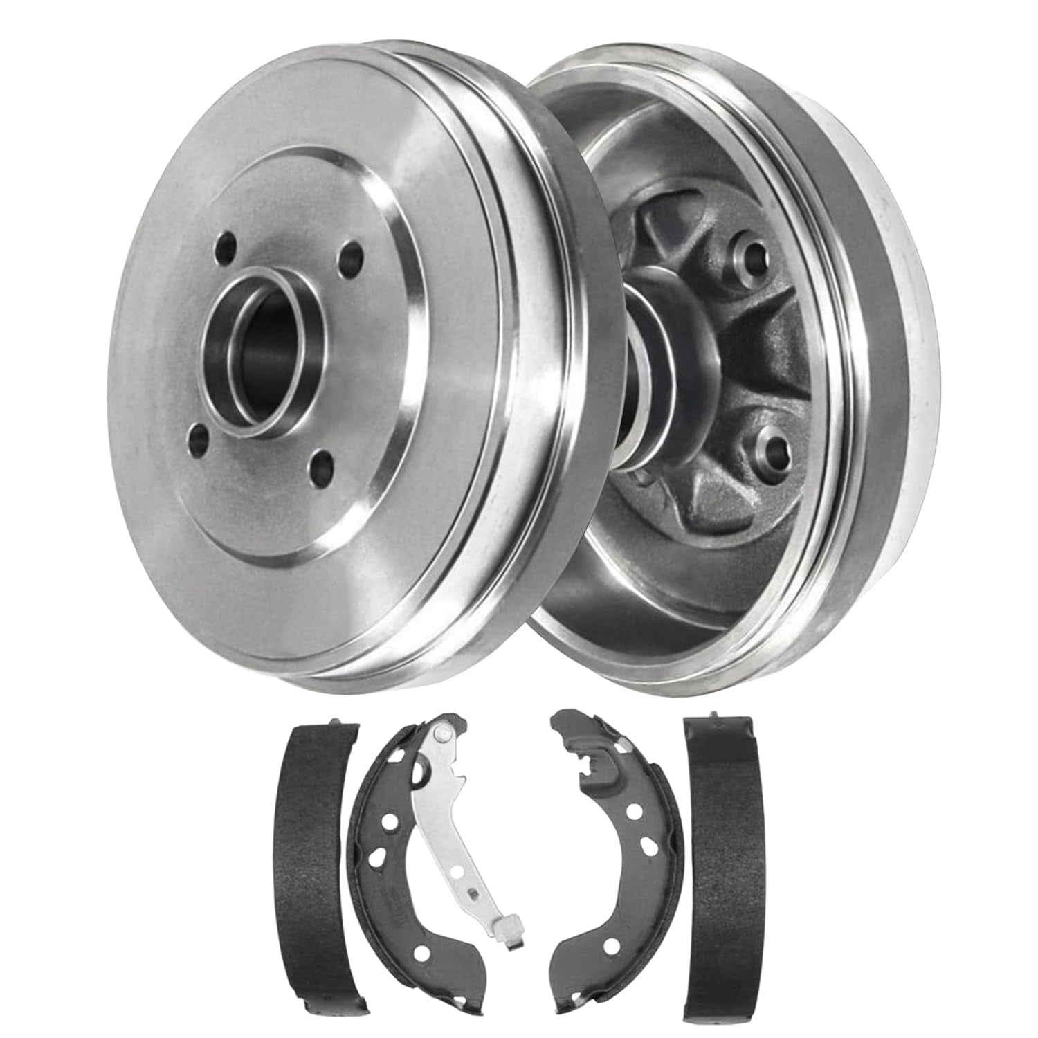 Detroit Axle - Rear Brake Drums Brakes Shoes Kit for 2012-2019 Nissan ...