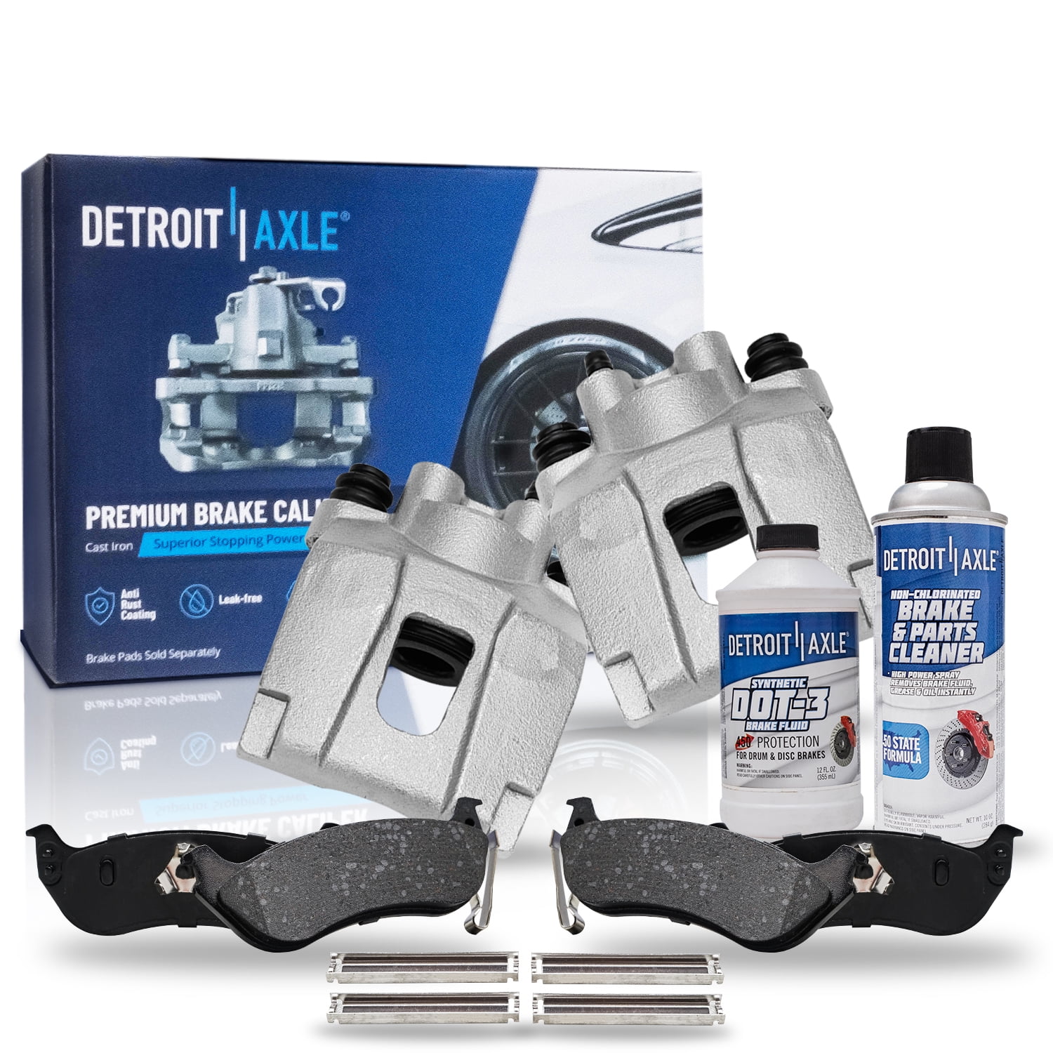 Detroit Axle - Rear Brake Kit for 2006-2010 Ford Explorer Sport Trac ...