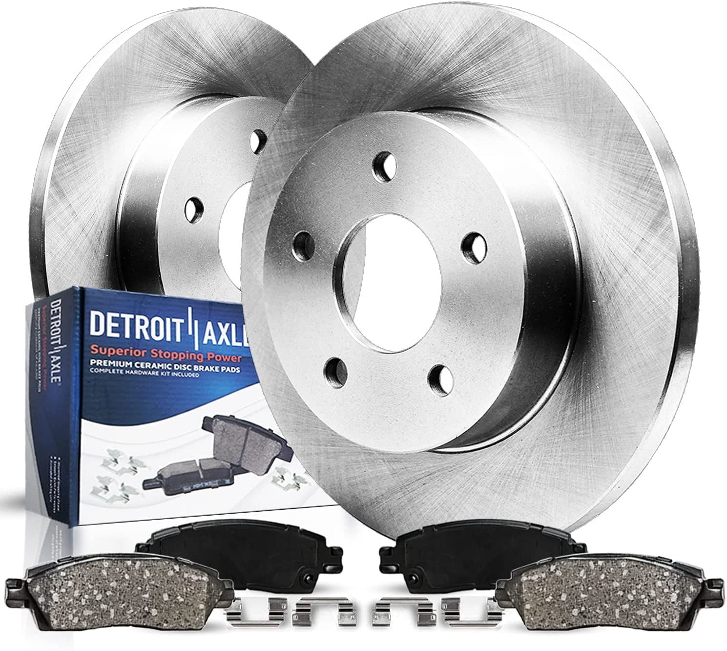 Detroit Axle - Rear Brake Kit for 2013-16 Ford Escape, Disc Rotors ...