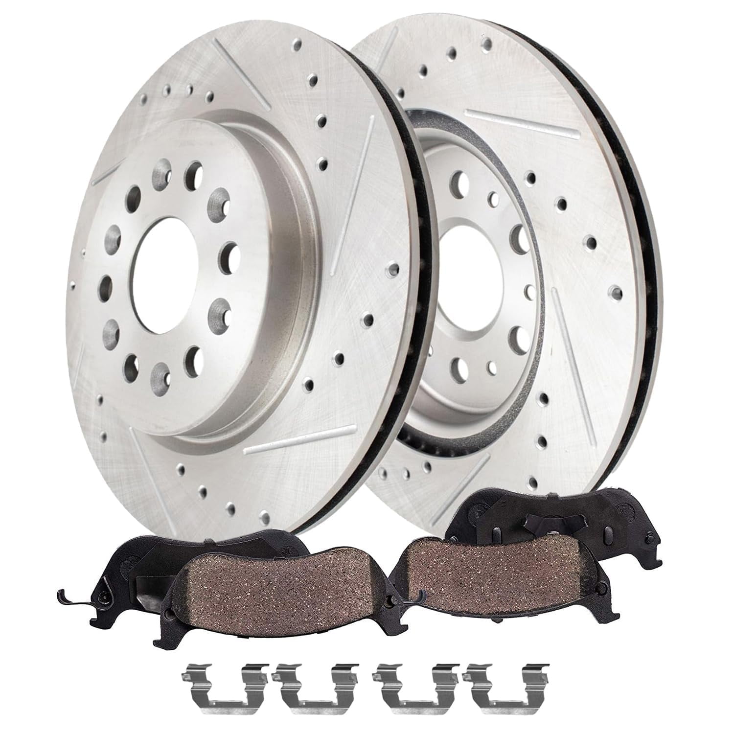 Detroit Axle - Rear Brake Kit for 2017-2021 GMC Acadia Cadillac XT5 ...