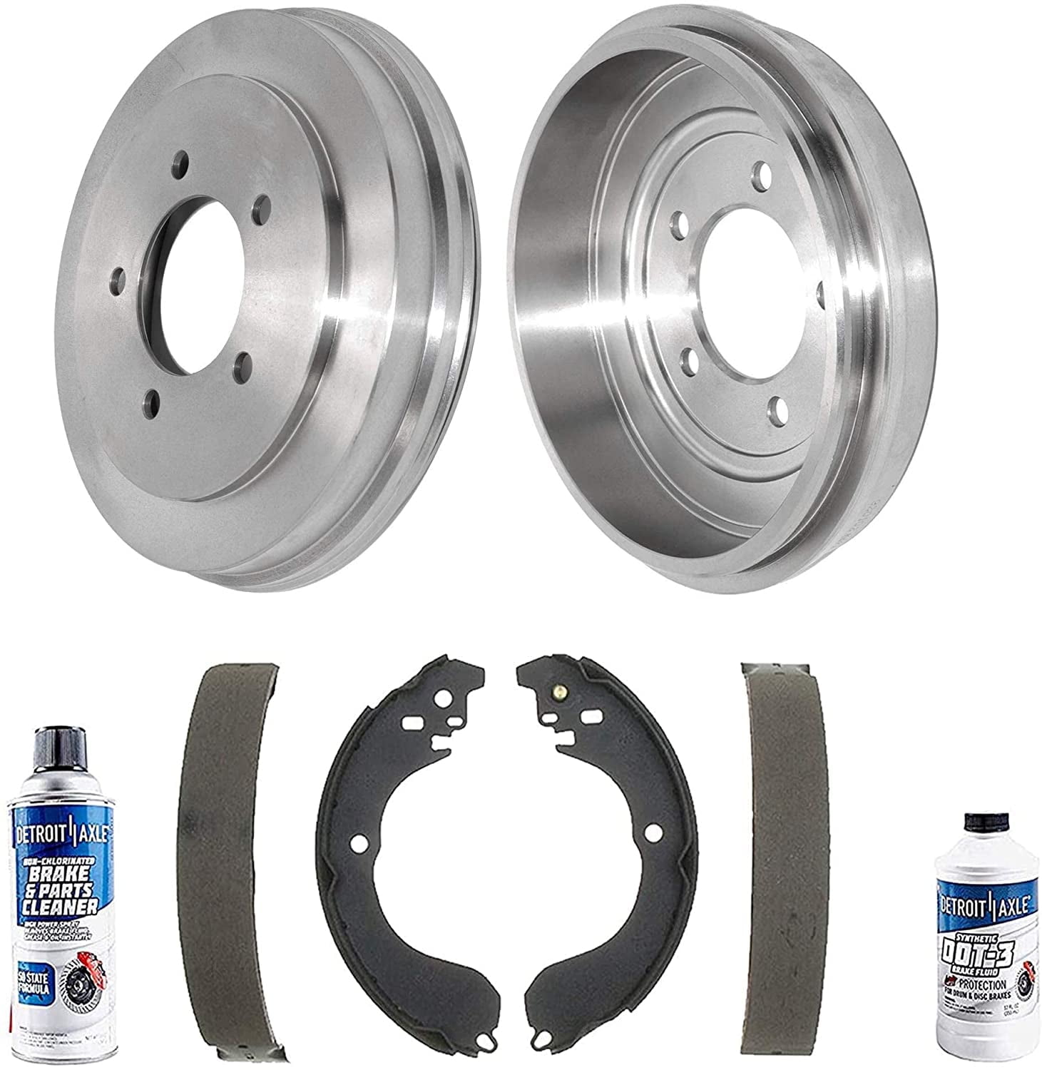 Detroit Axle - Rear Brake Kit for Dodge Avenger Caliber Chrysler ...