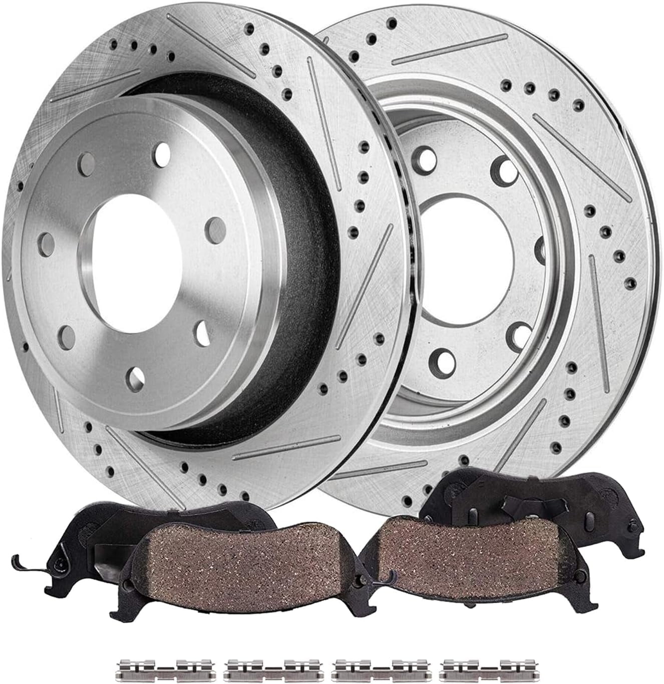 Detroit Axle - Rear Brake Kit for Ford 2012 2013 2014 F-150 [7 Holes ...