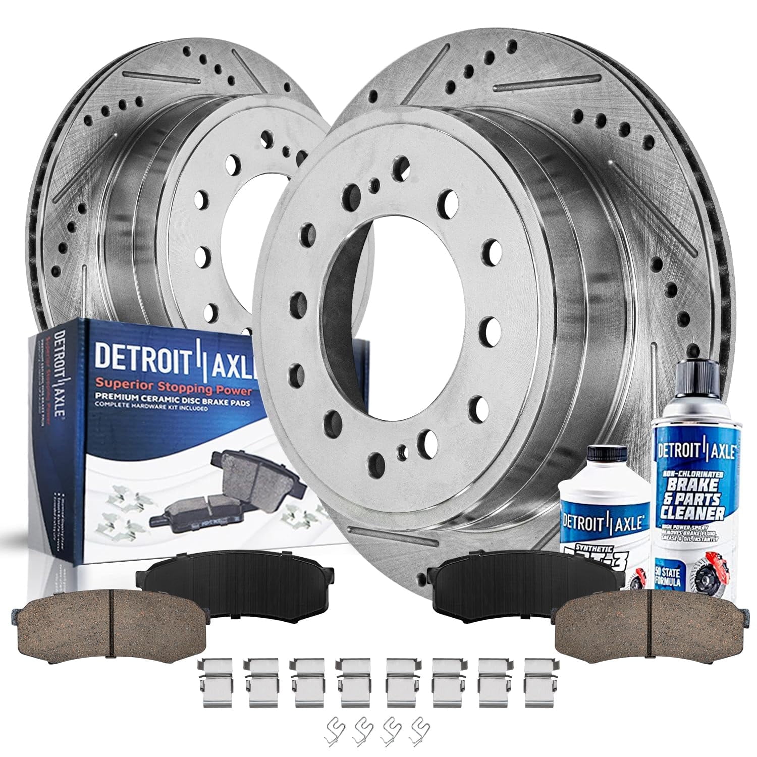 Detroit Axle - Rear Brake Kit for Toyota 4Runner FJ Cruiser Sequoia ...