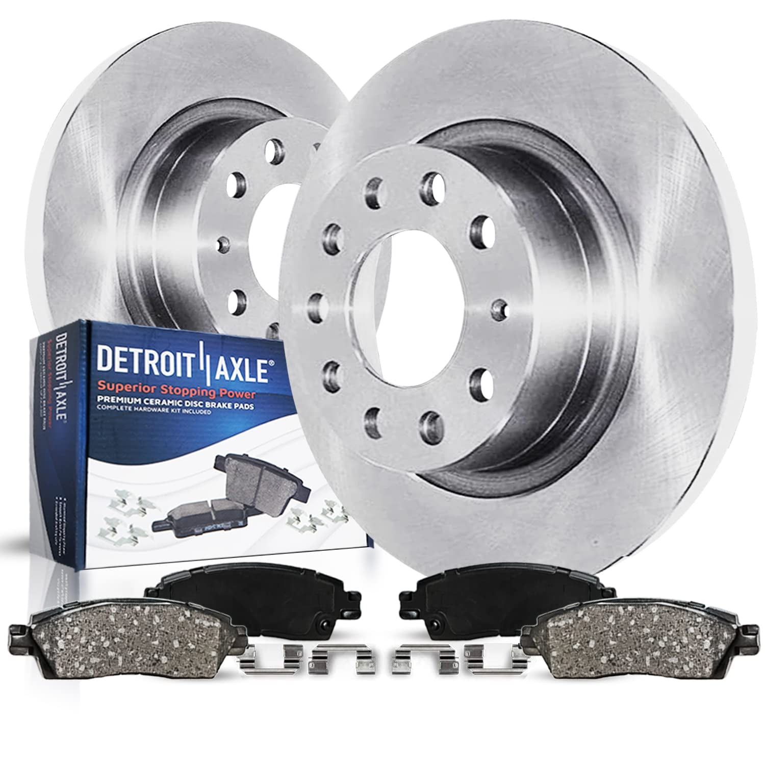 Detroit Axle - Rear Brake Kit for VW Jetta EOS Beetle GTI Audi A3 ...