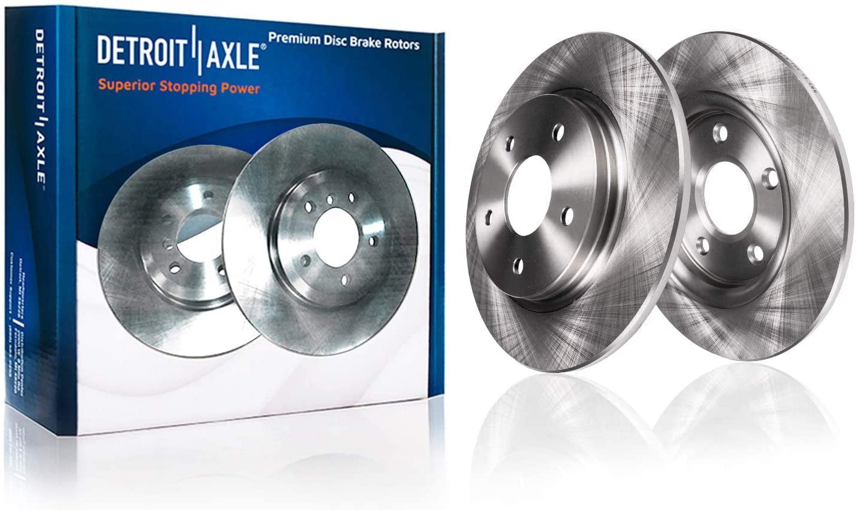 Detroit Axle - Rear Brake Rotors for 12-16 Buick Lacrosse, 11-17 Regal ...
