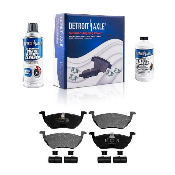 Detroit Axle - Rear Brakes Brake Pads Replacement for Ford Escape ...