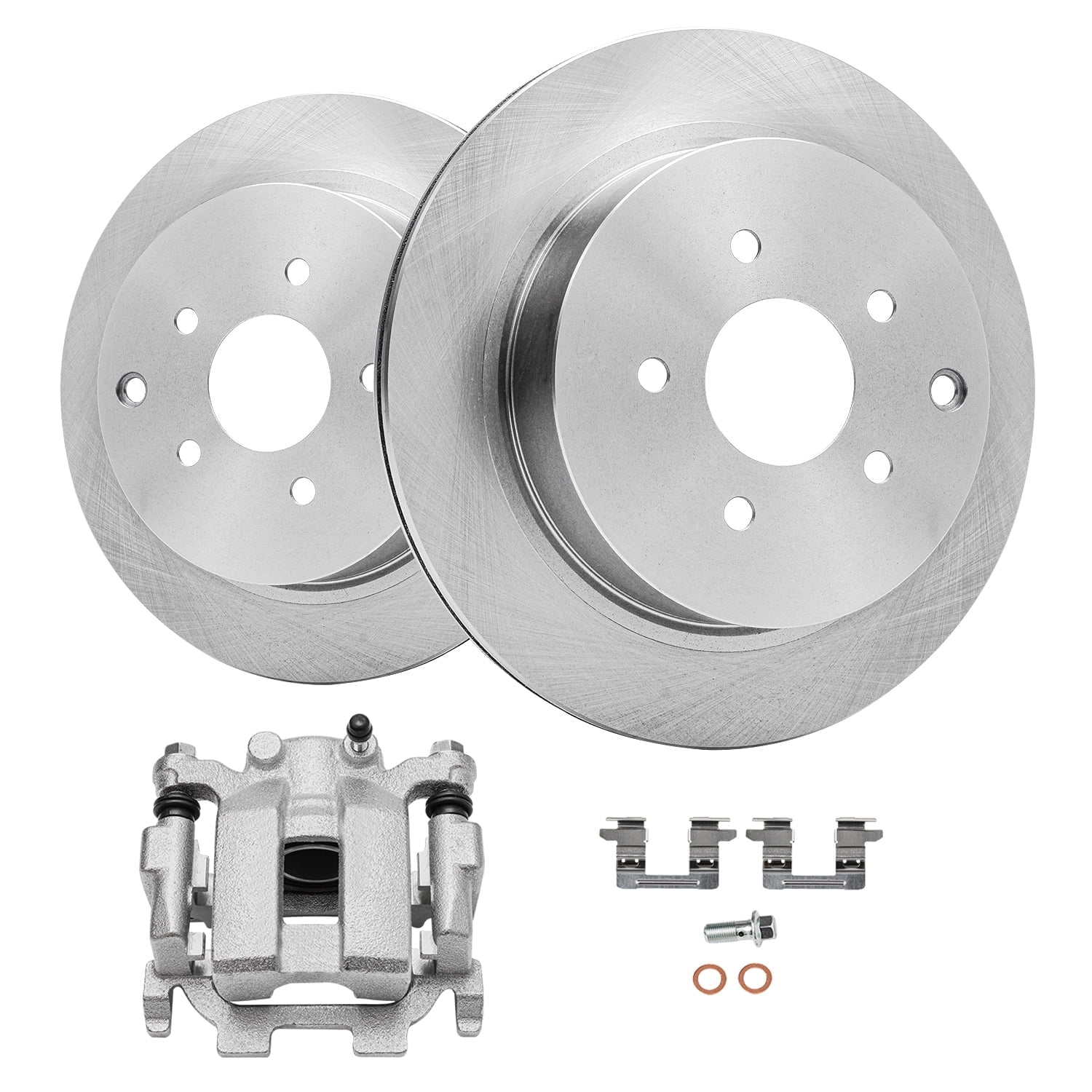 Detroit Axle - Rear Disc Rotors Left Brake Caliper Replacement for ...