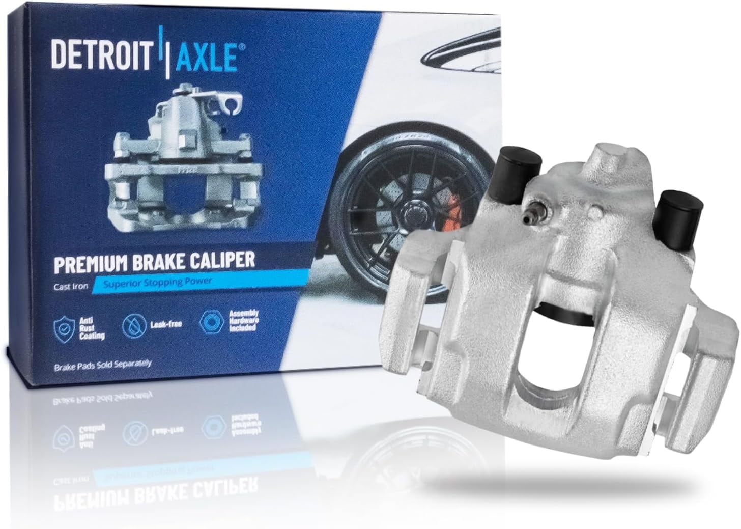 Detroit Axle - Rear Left Brake Caliper for 01-05 BMW 320i 325i 325xi 01 ...