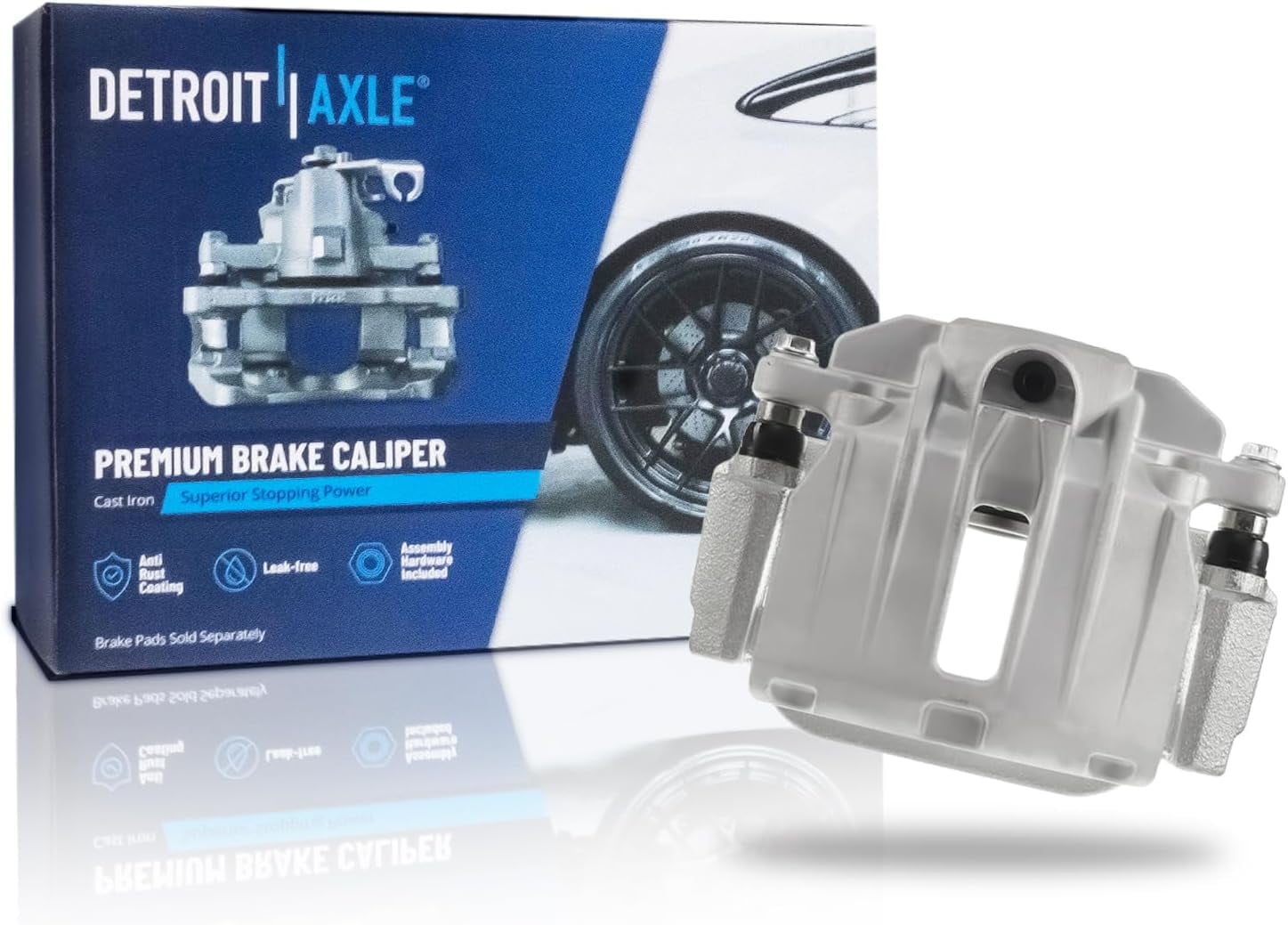 Detroit Axle - Rear Left Brake Caliper for GMC Chevy Silverado Sierra ...