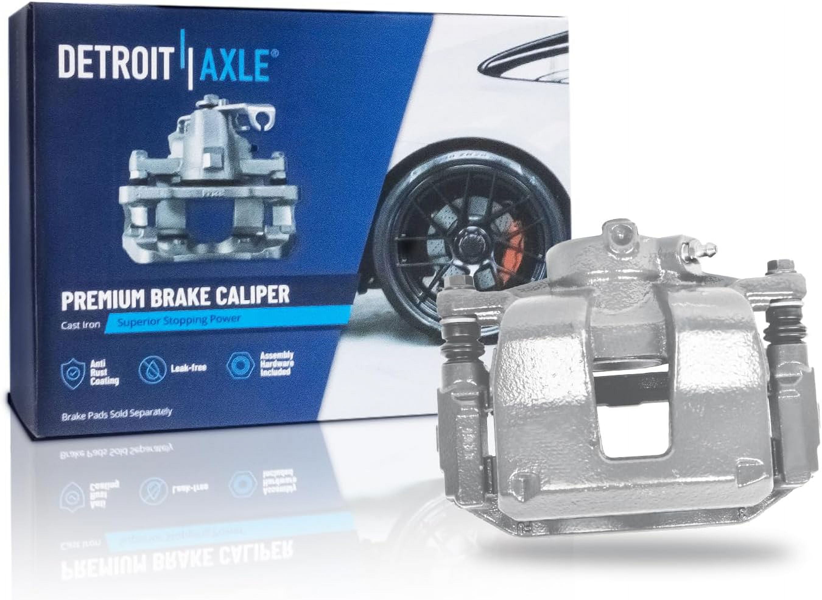 Detroit Axle - Rear Left Brake Caliper w/Bracket for 2014-2020 Ram ...