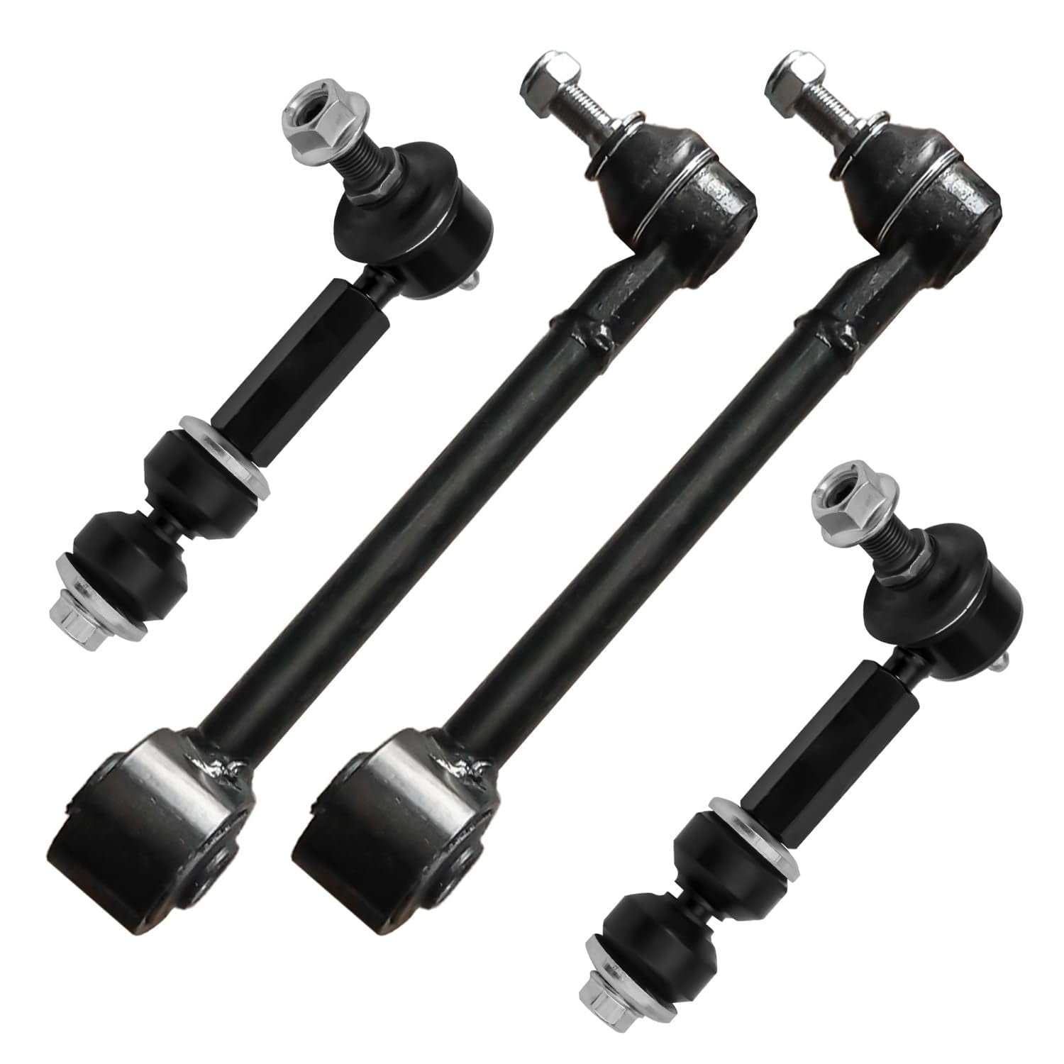 Detroit Axle - 4pc Rear Lower Forward Control Arms Sway Bars for Toyota ...