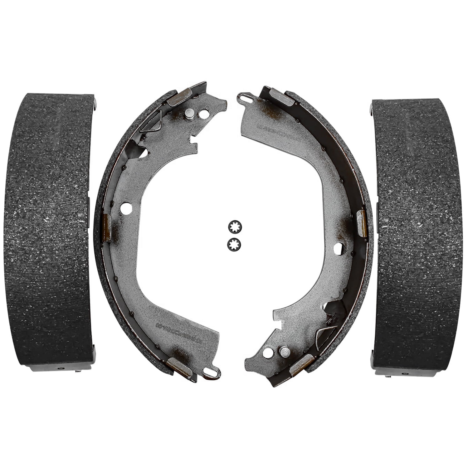 Detroit Axle - Rear Semi-metallic Brake Shoes Replacement for 2008 2009 ...