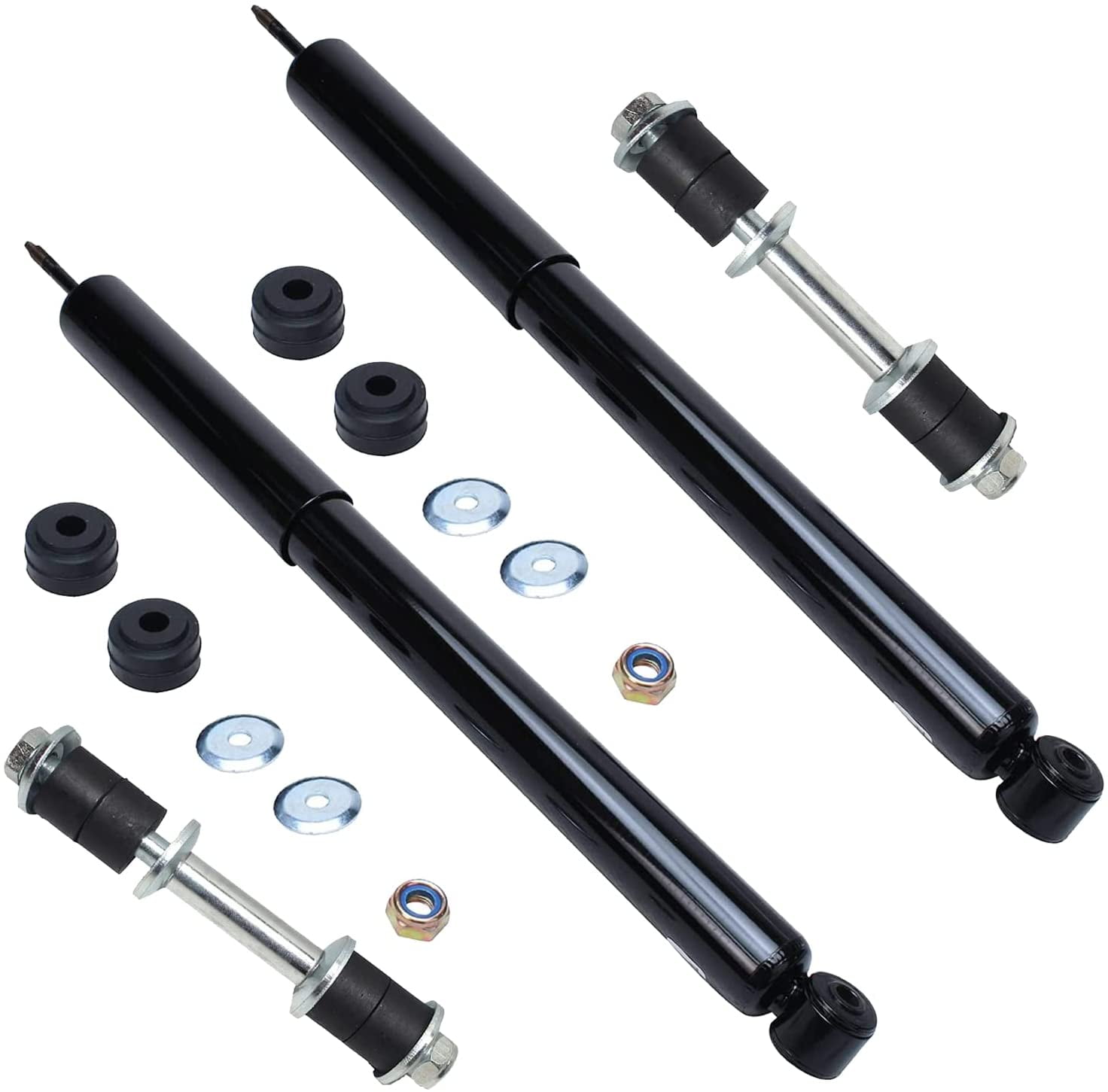 Detroit Axle - Rear Shock Absorbers for 2000-2011 Ford Focus 2001 2002 ...