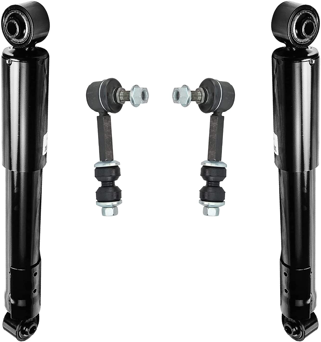 Detroit Axle - Rear Shock Absorbers for 2006-2018 Toyota RAV4 2007 2008 ...