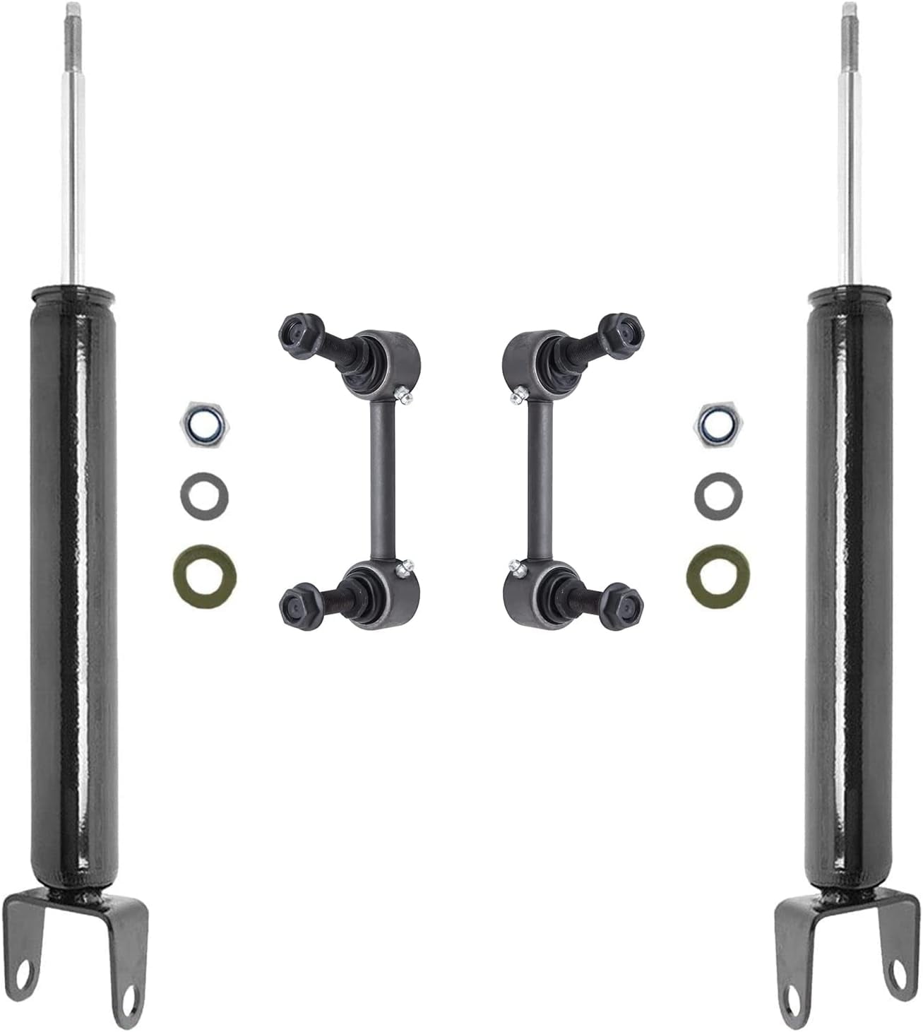 Detroit Axle - Rear Shock Absorbers Kit for Jeep 2011-2019 Grand ...
