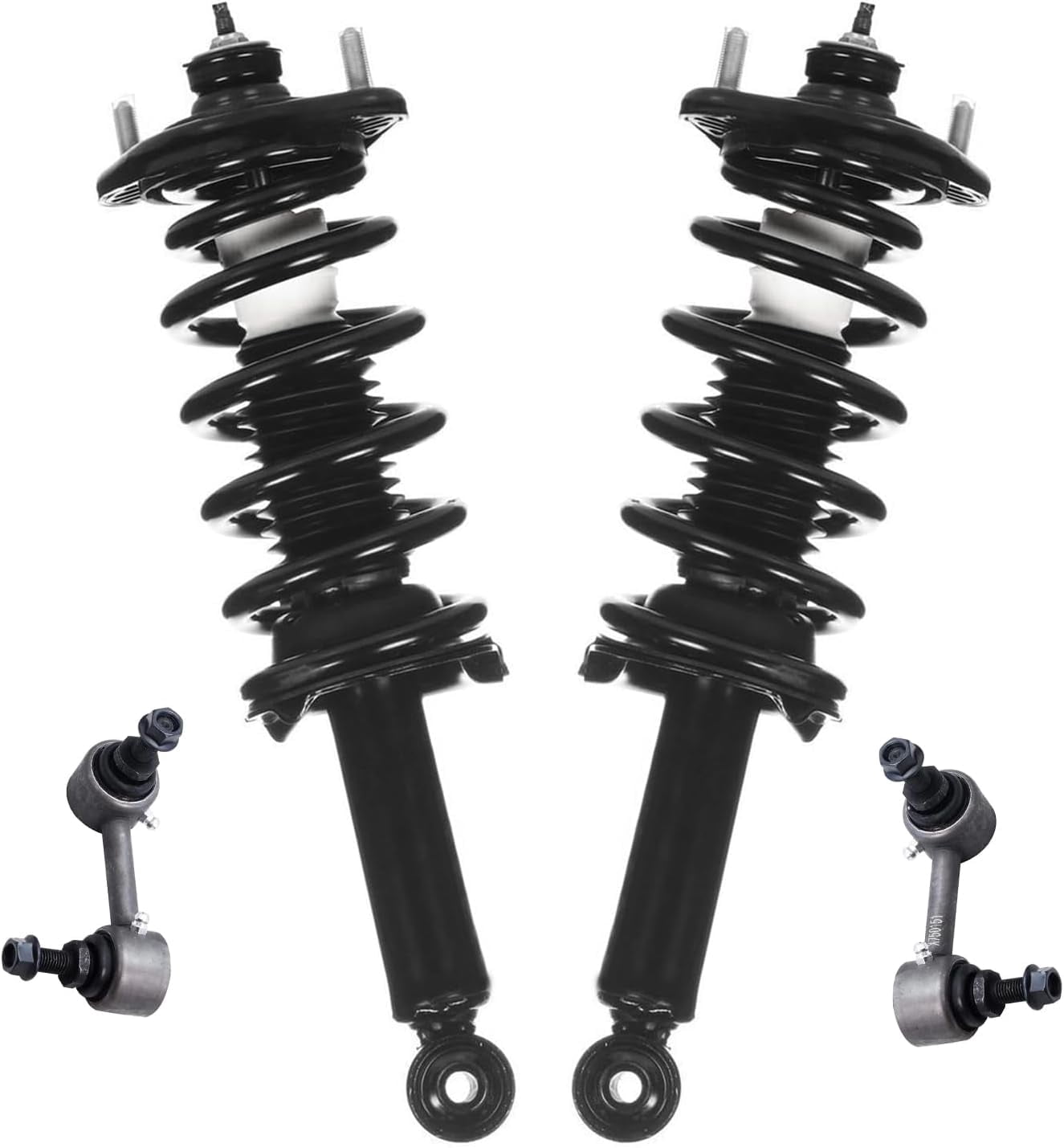 Detroit Axle - Rear Struts Sway Bars for 2012 2013 2014 2015 2016 Honda ...